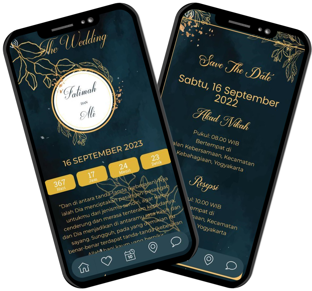 Katalog Undangan Simple - di UndanganDigital.Com