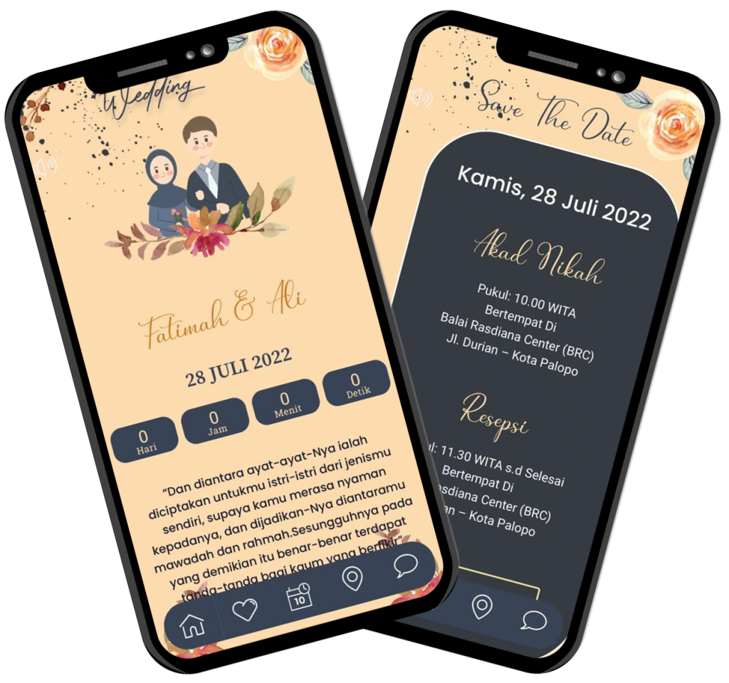 Katalog Undangan Simple - di UndanganDigital.Com