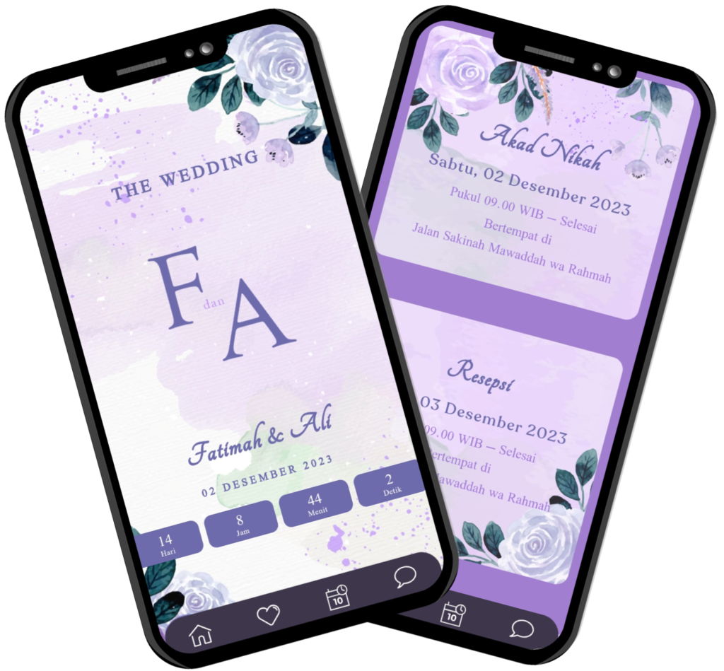 Katalog Undangan Simple - di UndanganDigital.Com