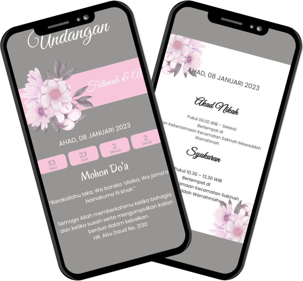 Katalog Undangan Simple - di UndanganDigital.Com